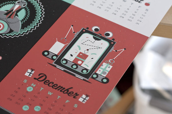 2016 Robot Calendar – 55 Hi's