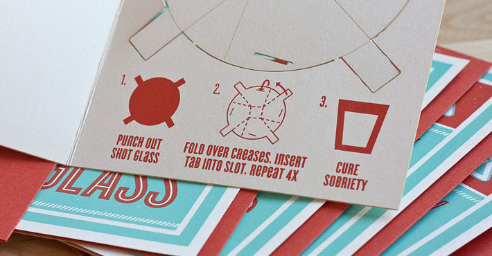 Emergency Shot Glass Card – 55 Hi's